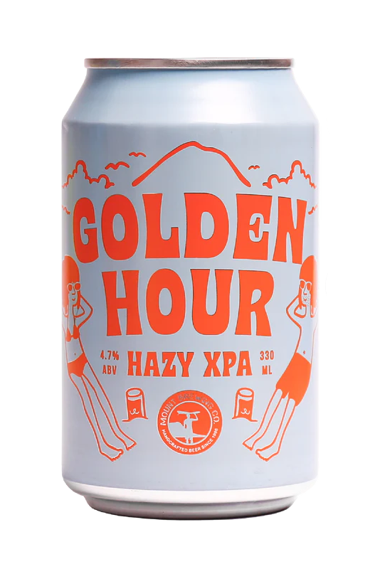 Mount Brewing Golden Hour Hazy XPA 330ml Can – Regional Wines