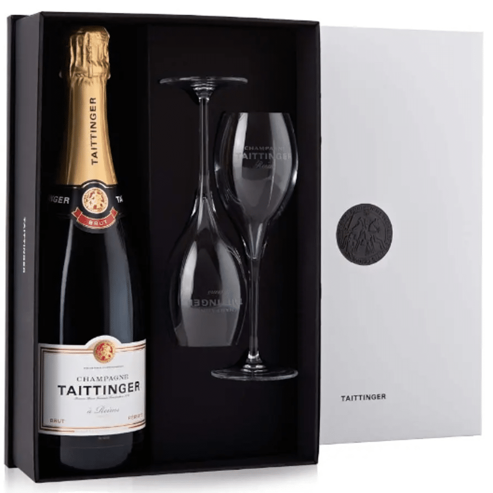 Taittinger Paradox Brut Reserve Gift Pack 2 x glasses – Regional Wines