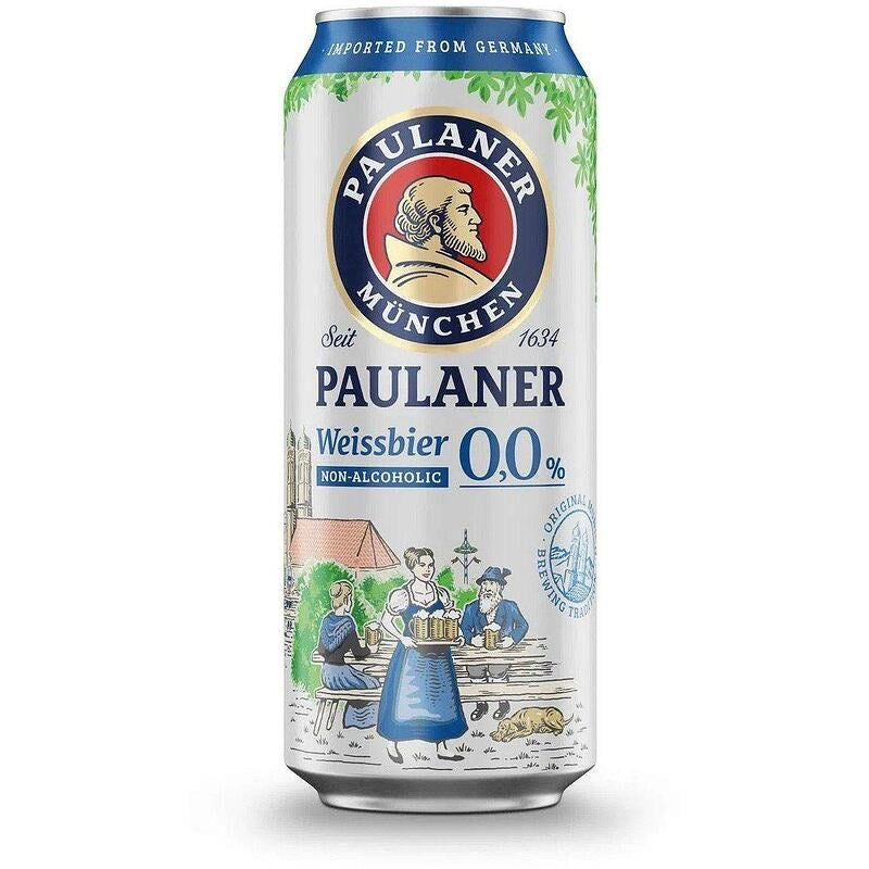 Paulaner 0.0% (Alcohol Free) Hefeweizen 500ml Can – Regional Wines