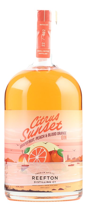 Reefton Distilling Co Flavour Gallery Series - Citrus Sunset Gin 40% 7 ...